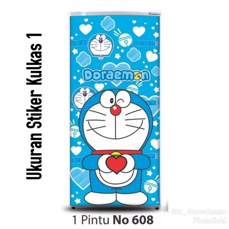 Jual Stiker Kulkas 1 Pintu DORAEMON | Shopee Indonesia