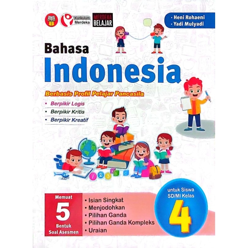 Jual BUKU BAHASA INDONESIA SD/MI KELAS 4 KURIKULUM MERDEKA | Shopee Indonesia