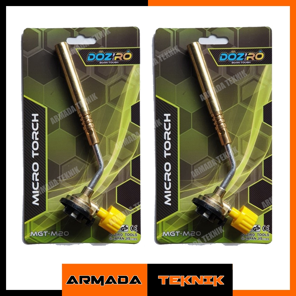 Jual Doziro MGT-M20 Micro Torch - Blow Lamp - Gas Torch Las - Tembakan ...