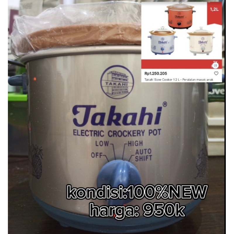 Jual Takahi slow cooker 1.2L | Shopee Indonesia