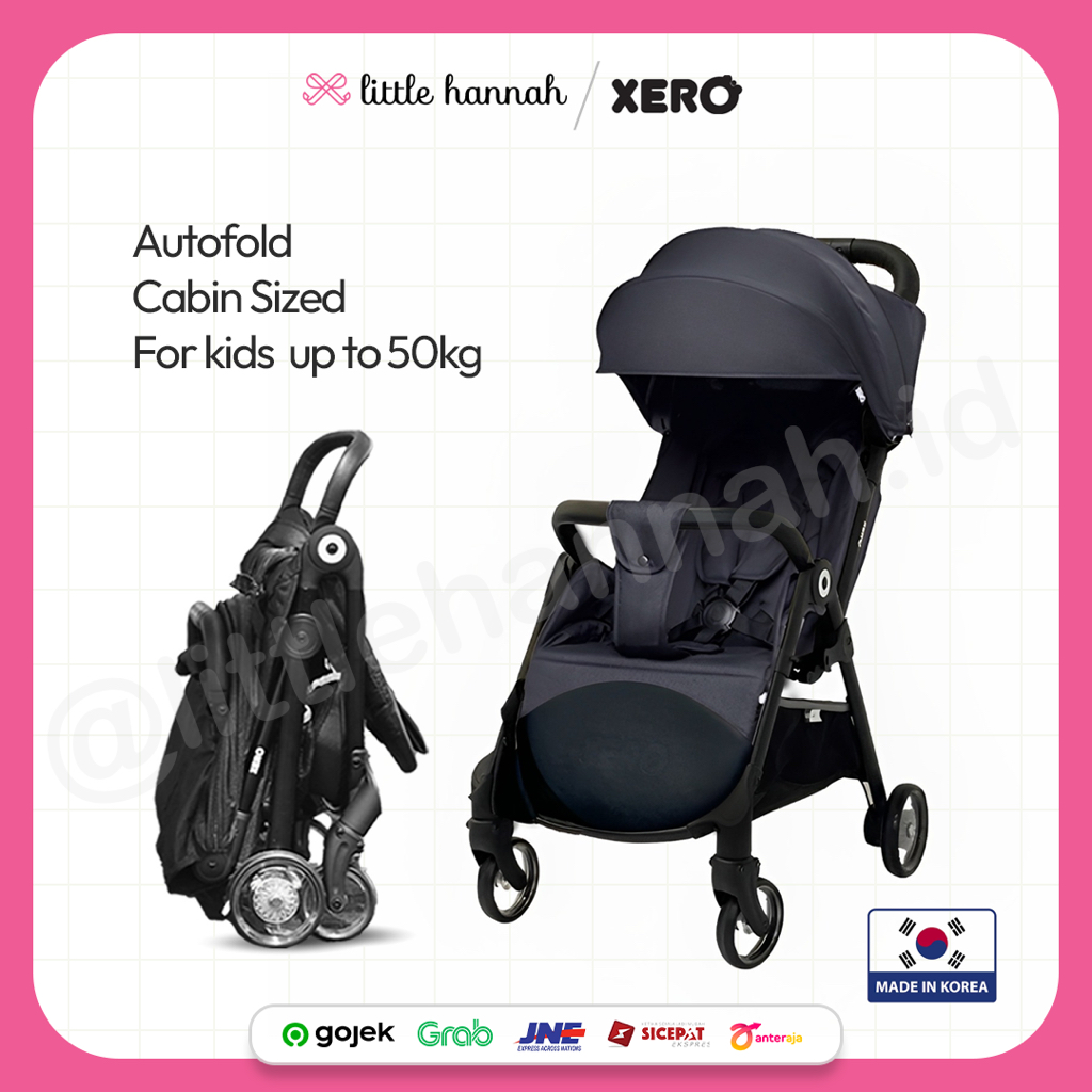 Jual [BERGARANSI RESMI] XERO 3 Auto Fold Stroller NEW VERSION Cabin ...