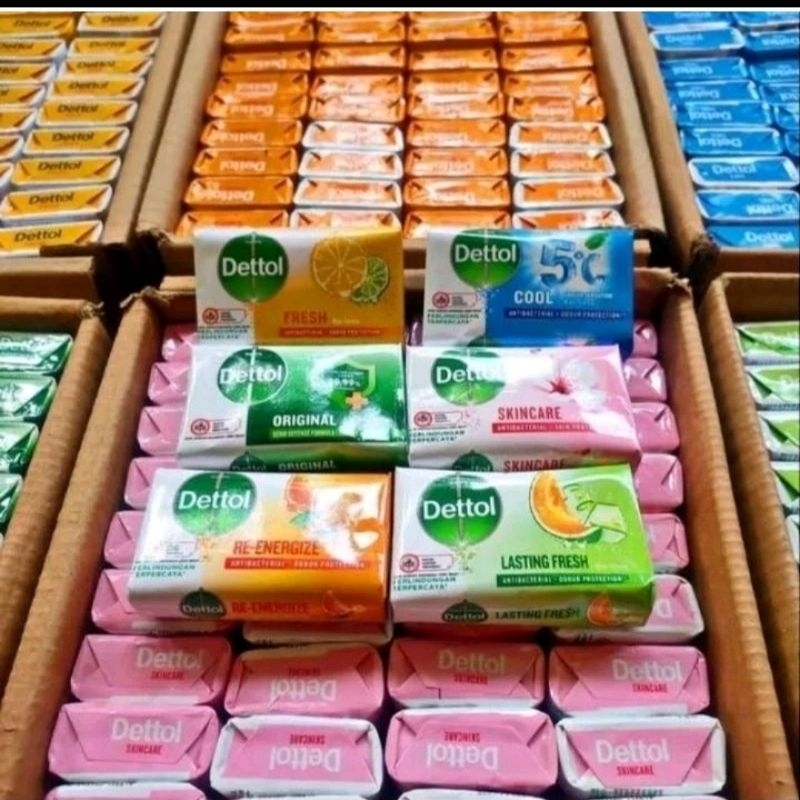 Jual Dettol Sabun Batang 60gr x 10 MIX | Shopee Indonesia