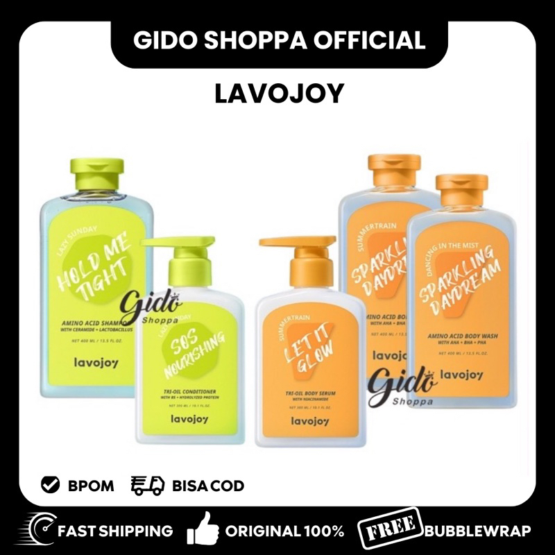 Jual [ORIGINAL] LAVOJOY LVJ FULL SIZE SHAMPOO SOS NOURISHING AMINO ACID ...