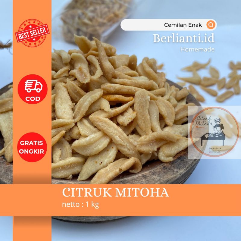 Jual Camilan Citruk MITOHA Rasa Original Kemasan 1kg | Shopee Indonesia