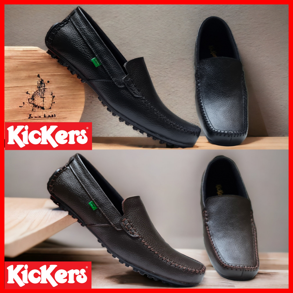 Jual SEPATU KERJA PRIA FORMAL KICKERS KULIT ASLI / SEPATU PANTOFEL ...