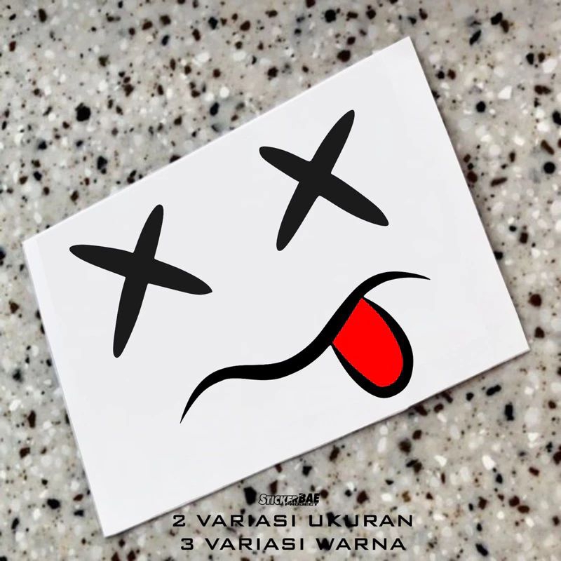 Jual stiker emot x smile stiker cutting 2varian | Shopee Indonesia
