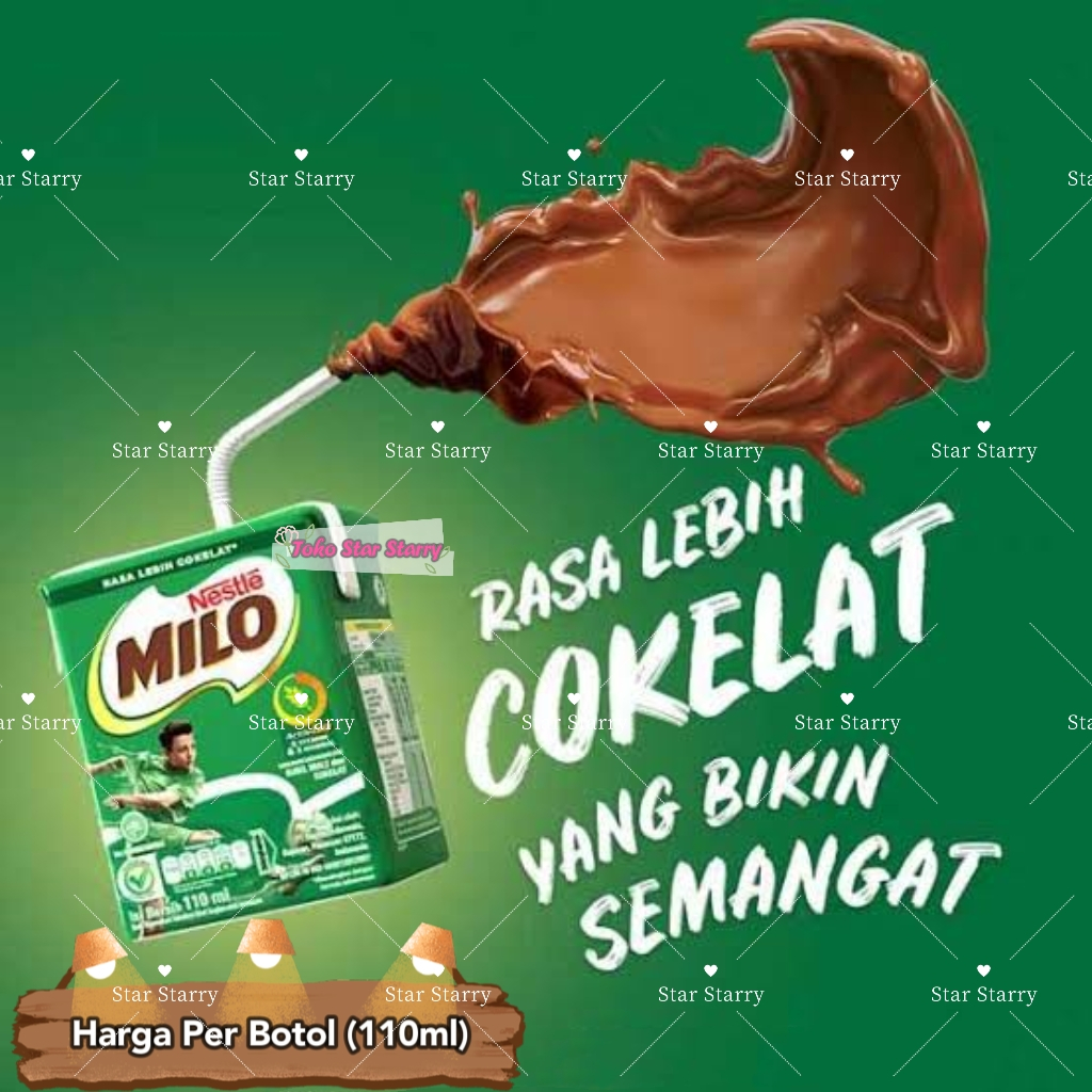 Jual [Per Kotak] 1Kotak Nestle Milo Choco Drink @110ml Minuman Susu ...