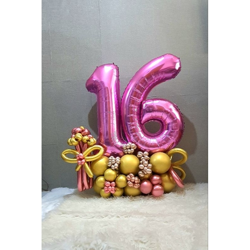 Jual Standing Balloon-Balon Ultah-Balon Birthday-Dekorasi Balon ...