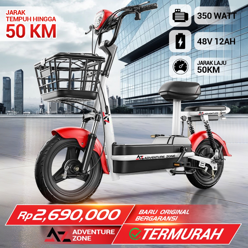 Jual AZ Sepeda Listrik dewasa Sepeda Motor Listrik Kapasitas angkut ...