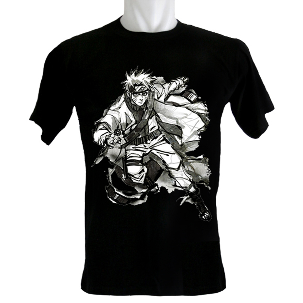 Jual Indoshirt - Kaos Naruto Sketch Drawing - Bahan Katun - Kerah O ...