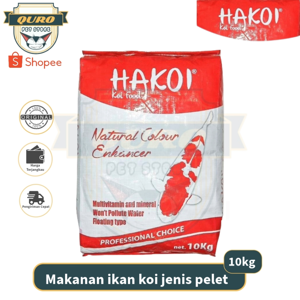 Jual Makanan ikan koi , pelet ikan Hakoi 10kg (khusus ojol) | Shopee ...