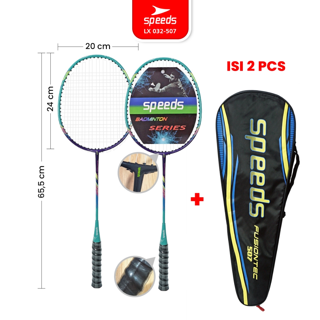 Jual SPEEDS Raket Badminton Raket Racket Bulu Tangkis Outdoor Original ...