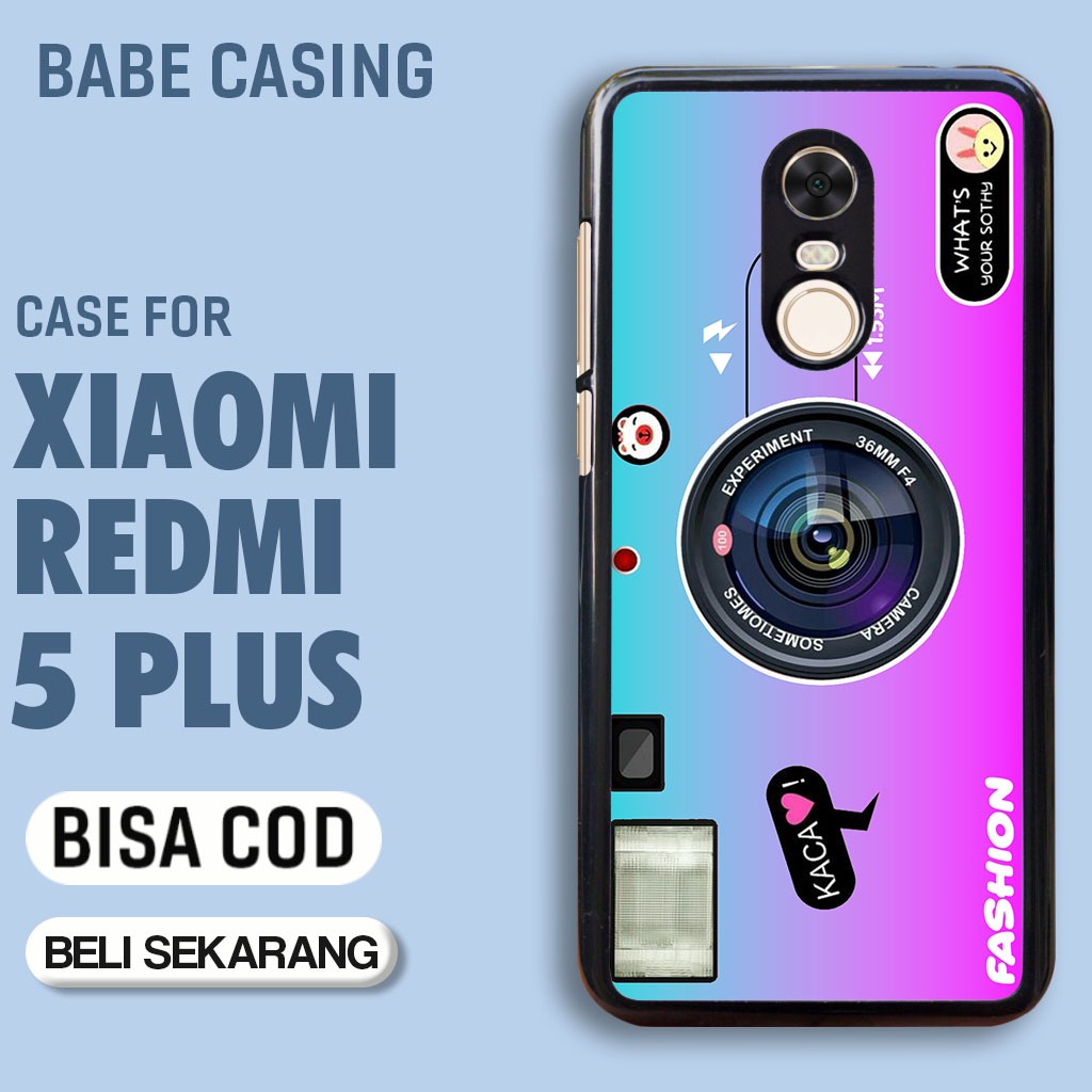 Jual case hp xiaomi redmi 5 plus terbaru gambar aesthetic camera ...