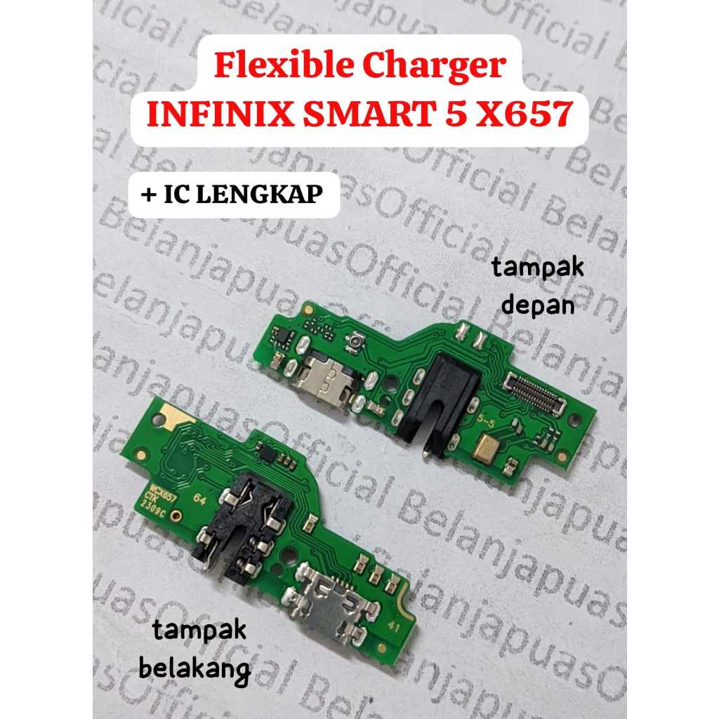 Jual Flexible fleksibel papan PCB + IC con cas konektor Charger INFINIX ...