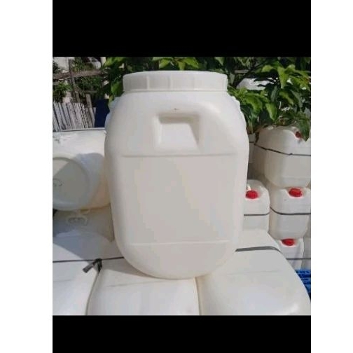 Jual DRUM PLASTIK 50 LITER/TONG AIR/TONG PUTIH BERSIH | Shopee Indonesia