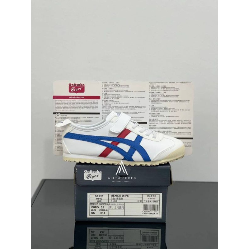 Jual SEPATU ONITSUKA TIGER MEXICO 66 KIDS WHITE FRANCE | Shopee Indonesia