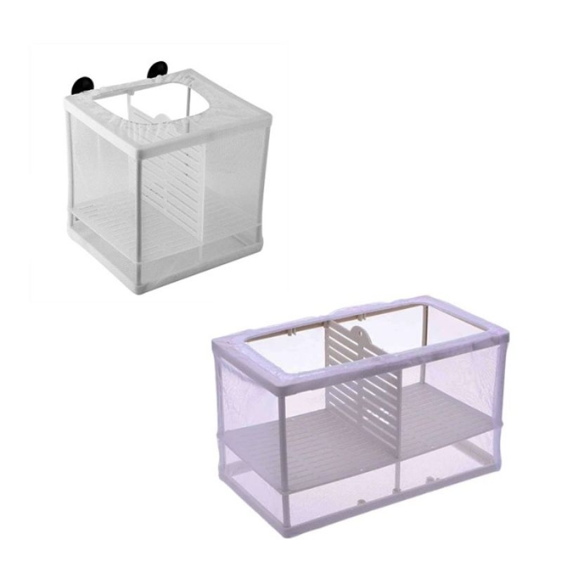 Jual Fish Net Kotak Jaring Breeding Ikan Aquarium Box Breeder ...
