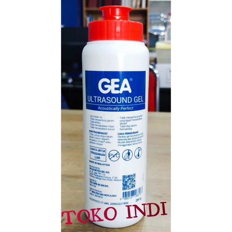 Jual USG Ultrasound Gea 260 gram/Ultrasound Gel Gea/Gel USG | Shopee Indonesia