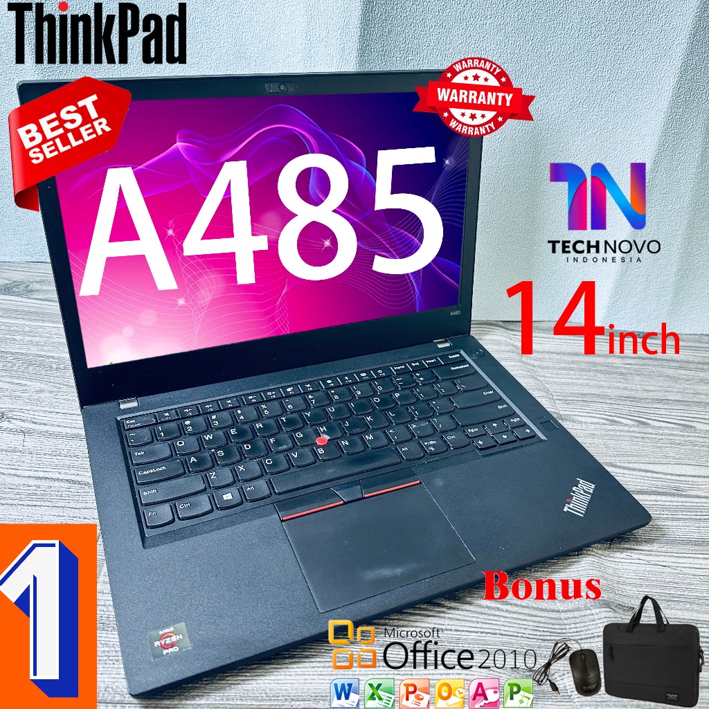 Jual Lenovo Thinkpad Laptop A485 AMD RYZEN RAM 8G SSD 256GB 14inch ...