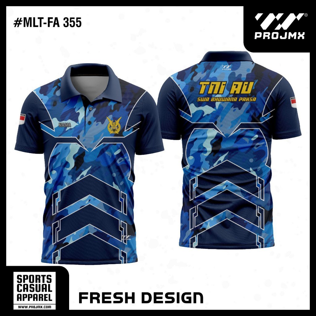 Jual PROJMX - TERBARU KAOS JERSEY MILITER TNI AD , AL , AU ( BISA CUSTOM ) | Shopee Indonesia