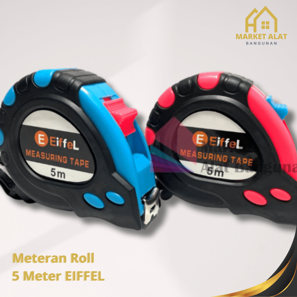 Jual Meteran Roll 5 Meter EIFFEL / Measuring Tape / Pengukur Panjang ...