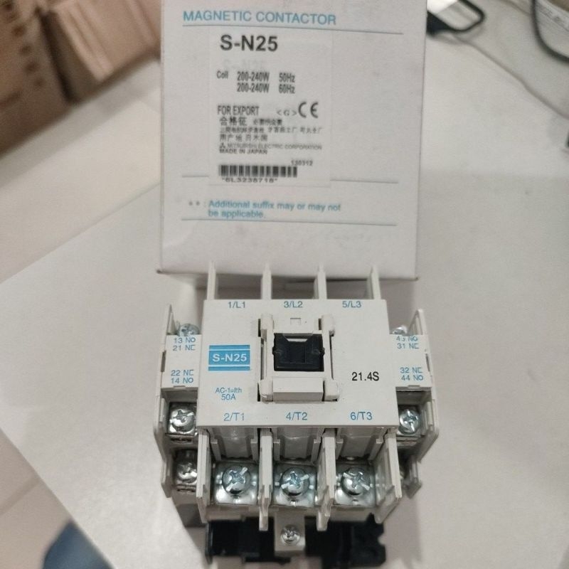 Jual KONTAKTOR CONTACTOR MITSUBISHI S-N25 SN-25 SN25 | Shopee Indonesia