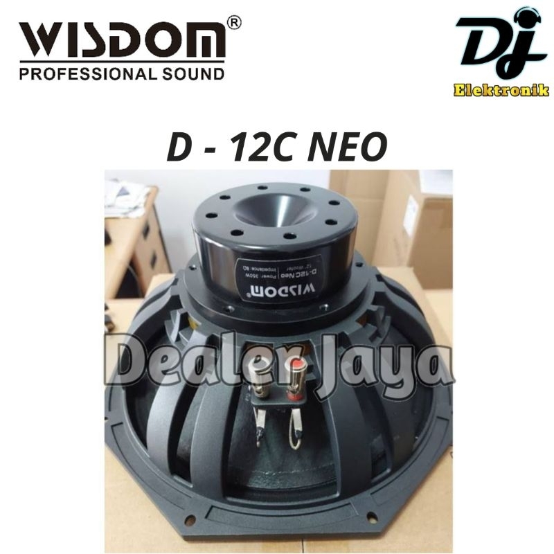 Jual Speaker Komponen Wisdom D 12C NEO / D12 C NEO / D12C NEO - 12 inch ...