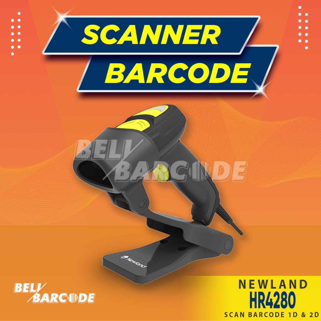 Jual Newland HR4280 Scanner Barcode 2D Industri Handheld Auto Scan HR ...