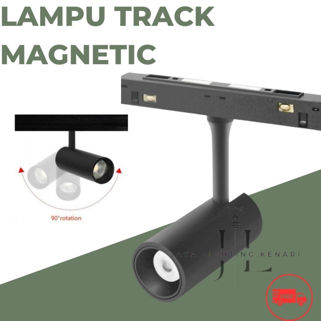 Jual Type A Lampu Magnetic Track Light LED Lampu Track Rel Magnet Led ...