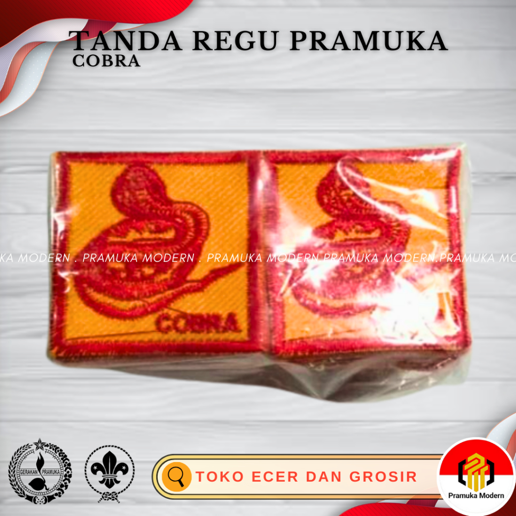 Jual Tanda regu pramuka putra lengkap 34 variasi regu hewan | tanda ...