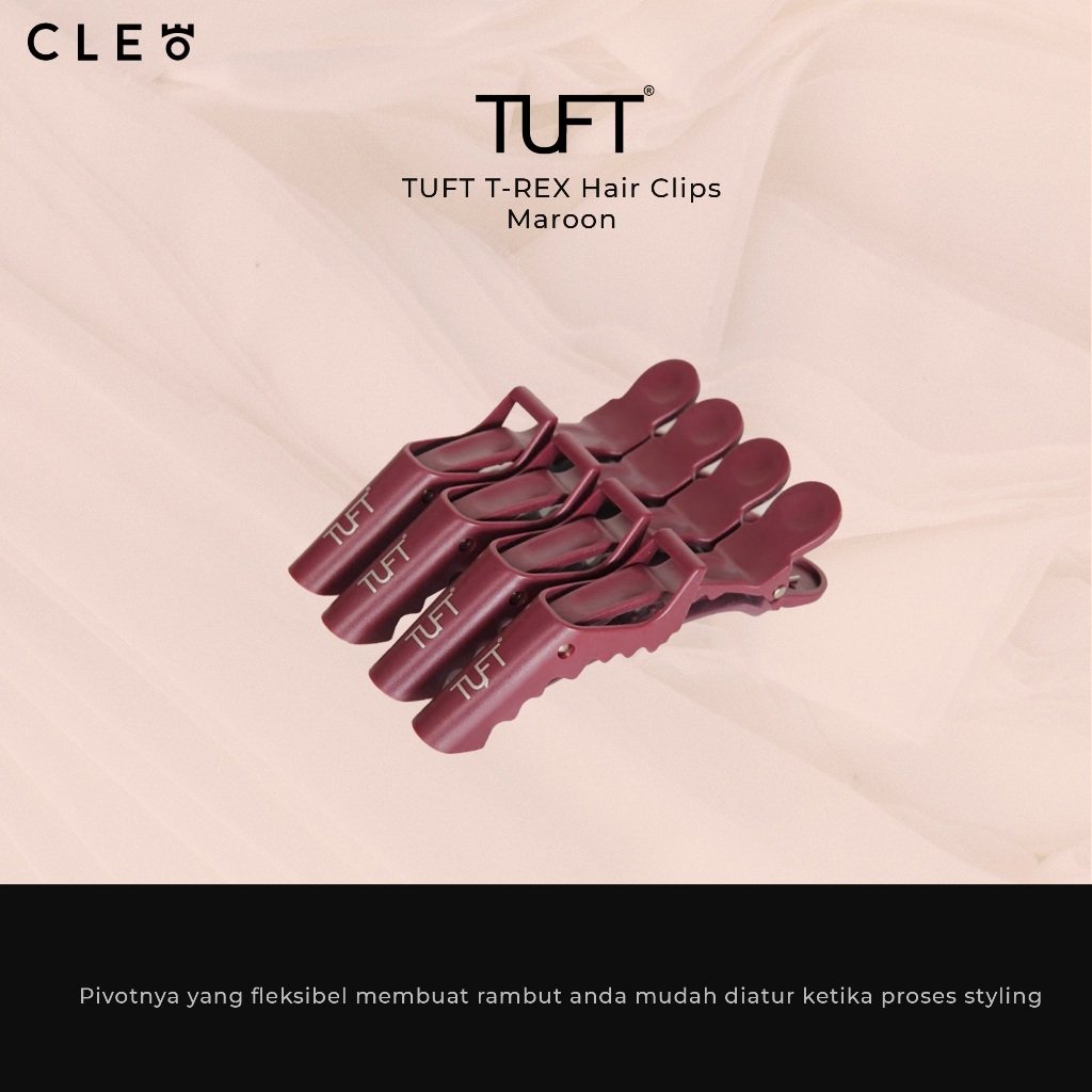 Jual TUFT T-Rex Hair Clip Jepitan Rambut 1 Box isi 4pcs | Shopee Indonesia