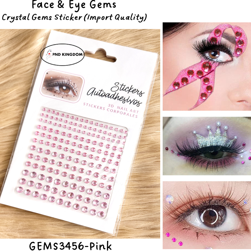 Jual Harga Murah [ NEW GEMS ] Diamond 3D Crystal Face Sticker / Stiker ...