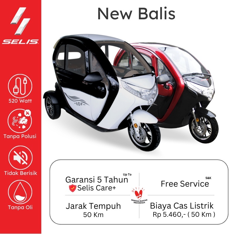 Jual SELIS - New Balis 60V 45 Ah Bajay Listrik Motor Listrik Roda Tiga Molis Motor Elektrik ...