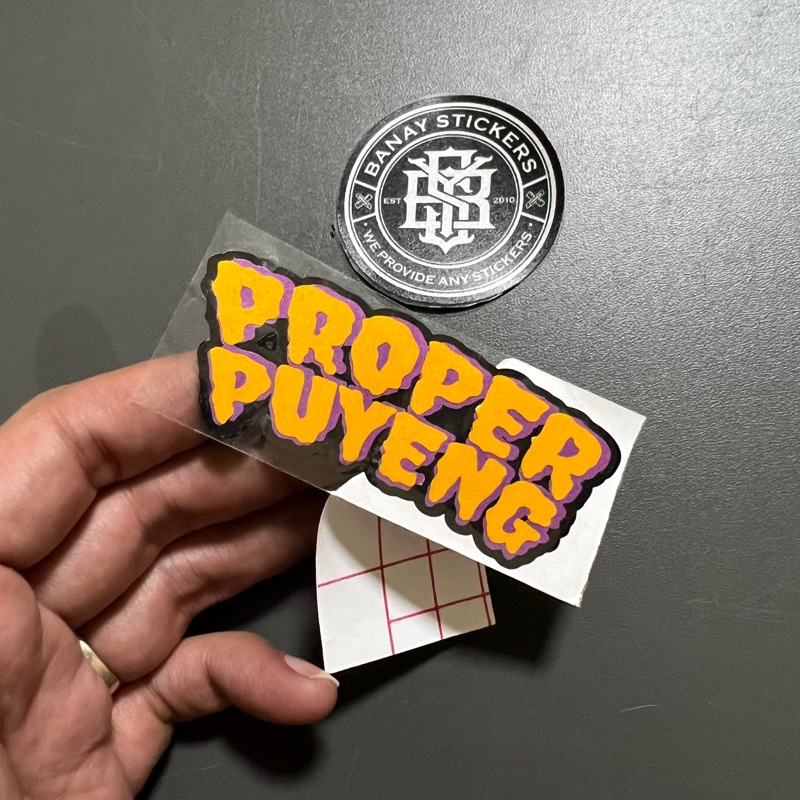 Jual Stiker Sticker Proper Puyeng Cutting Shopee Indonesia