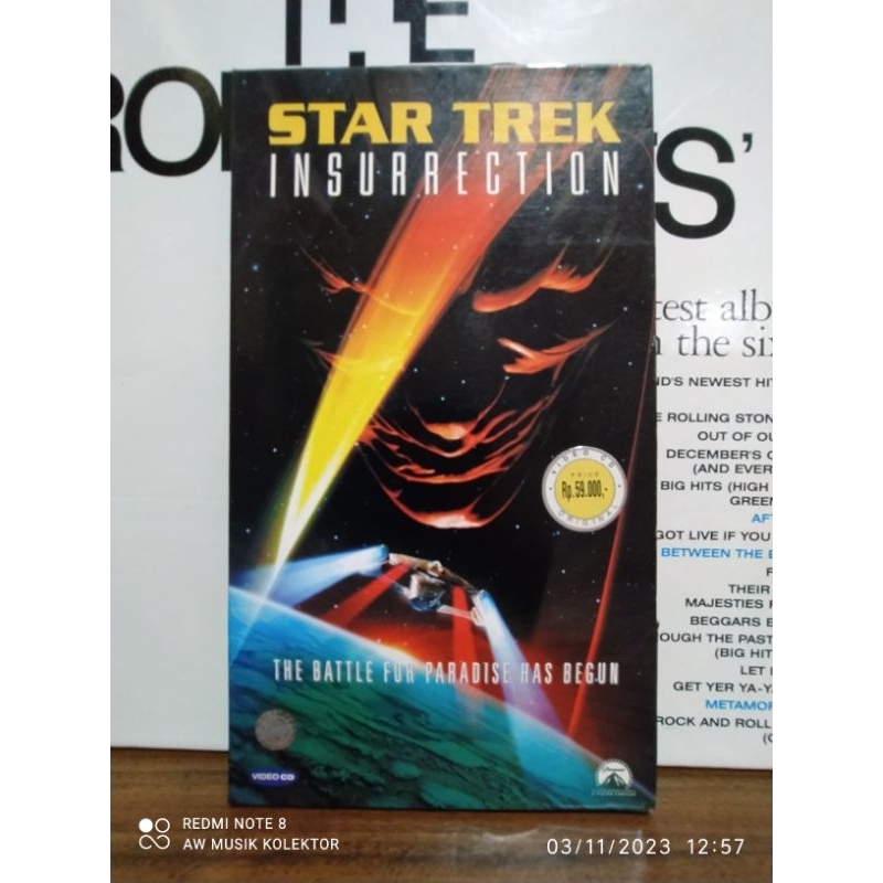 Jual VCD Original : STAR TREK - INSURRECTION (Long Box Case). | Shopee ...