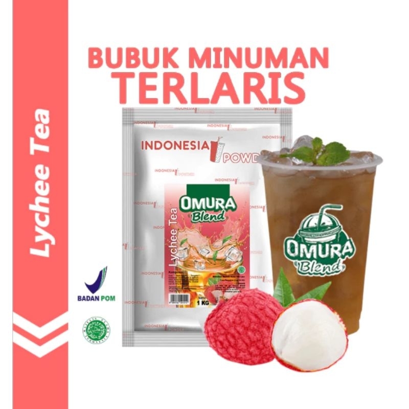 Jual Lychee Tea 1Kg / Teh Leci / Indonesia Powder / Bubuk Minuman Omura ...