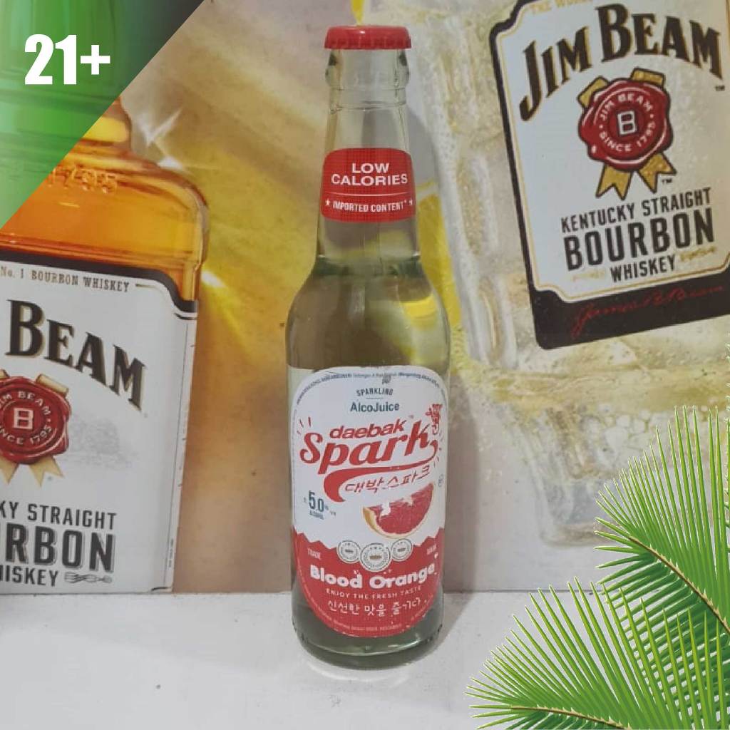 Jual Daebak Spark Blood Orange Alcohol Juice 330ml | Shopee Indonesia