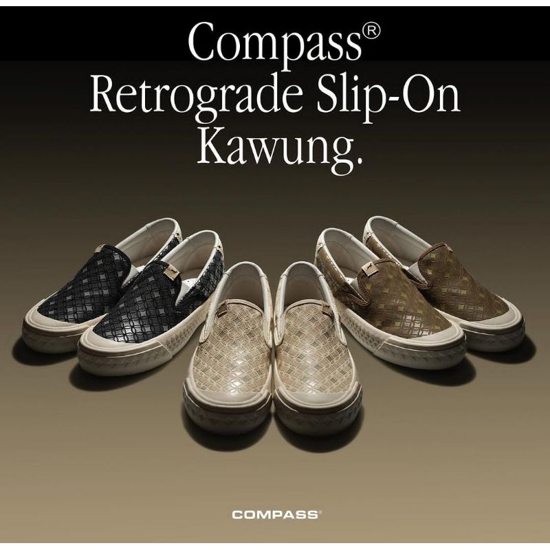 Jual [ORIGINAL 100%] SEPATU COMPASS SLIP ON KAWUNG BATIK NEW BNIB ...
