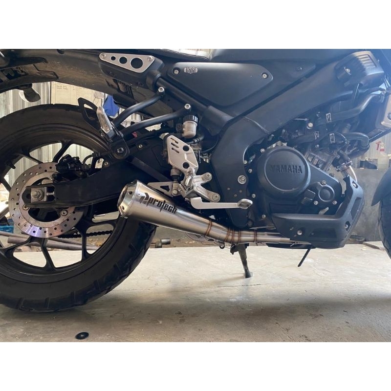 Jual knalpot Yamaha XSR 155 XSR155 HERITAGE Protech Exhaust Underbelly ...