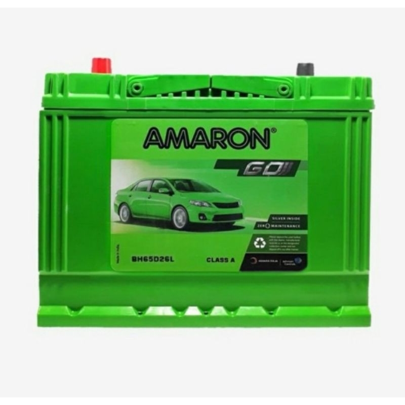 Jual AKI BATERAI KERING AMARON GO 65D26L/NS70L INNOVA FORTUNER DIESEL 65 AH | Shopee Indonesia