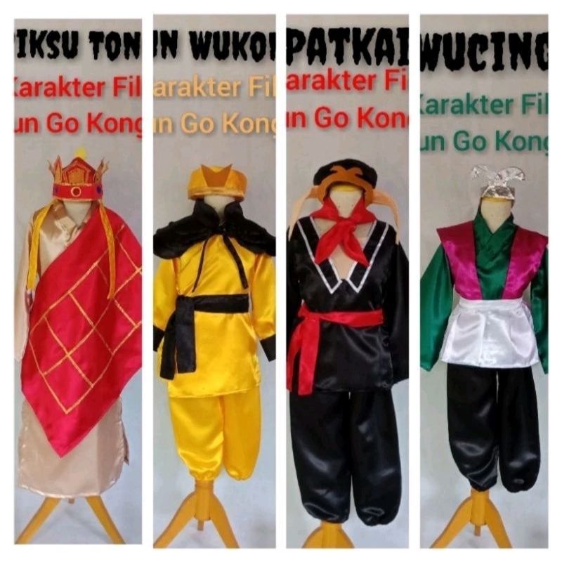 Jual Kostum Biksu Tong Sun Wukong Wucing Patkai Film Sun Go Kong Dewasa ...