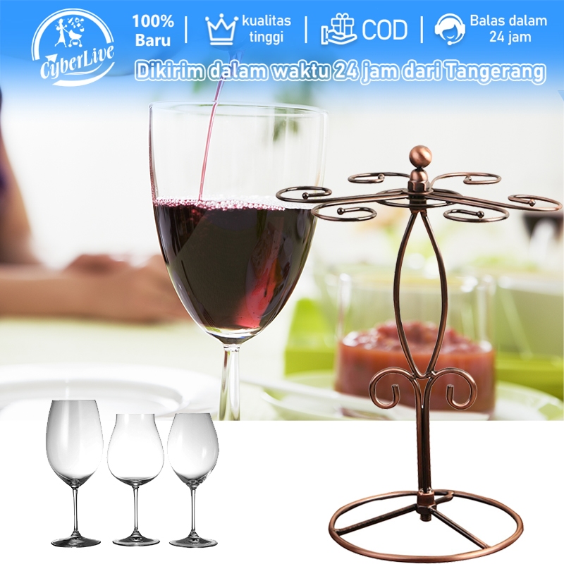 Jual Rak Gelas Wine Stand Tahan Lama Sturdy Gantungan Gelas Wine ...