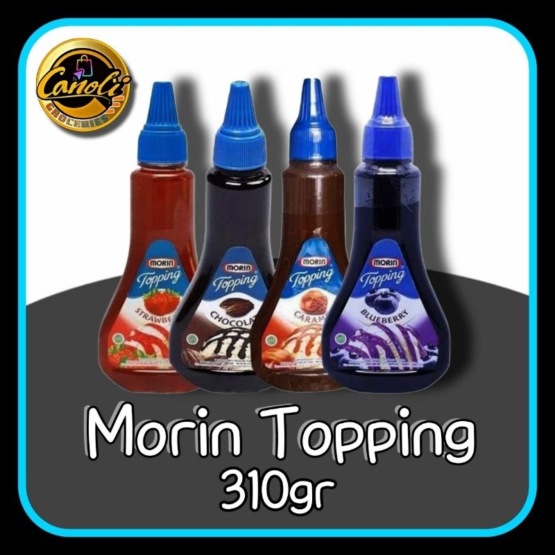 Jual MORIN TOPPING 310 gr CARAMEL COKLAT STRAWBERRY BLUEBERRY | Shopee ...