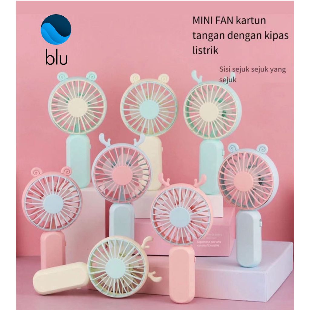 Jual Kipas Angin Mini Portable / Kipas Angin Mini Karakter Genggam Lucu ...