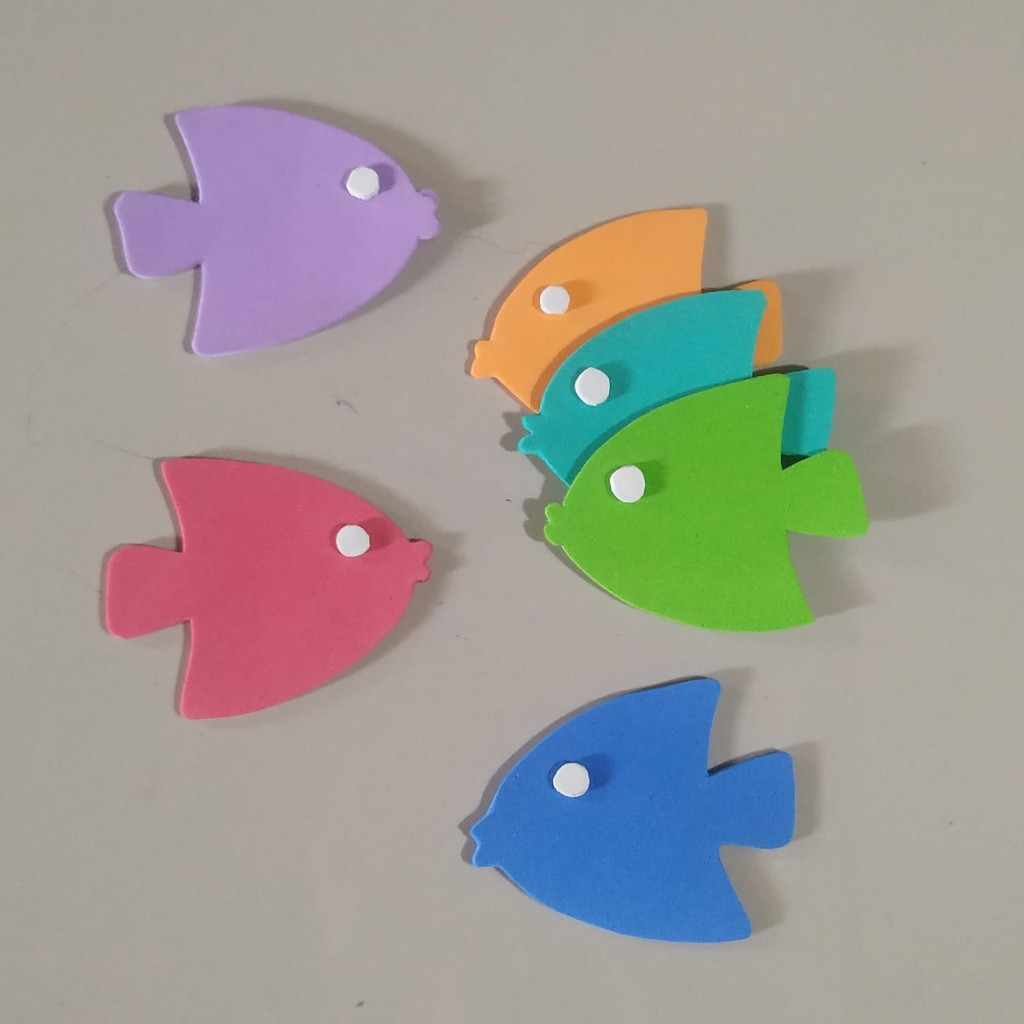 Jual Hiasan Dinding Kelas Untuk PAUD, TK, SD | Ikan Warna Warni ...