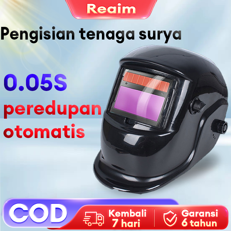 Jual topeng las auto darkening welding helmet otomatis gelap helm las ...