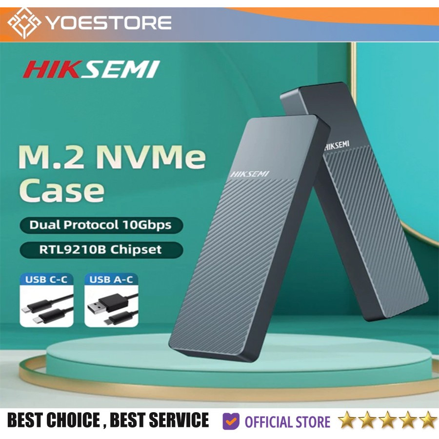 Jual HIKSEMI SSD Casing Enclosure M.2 NVMe SATA To USB 3.1 / USB C ...