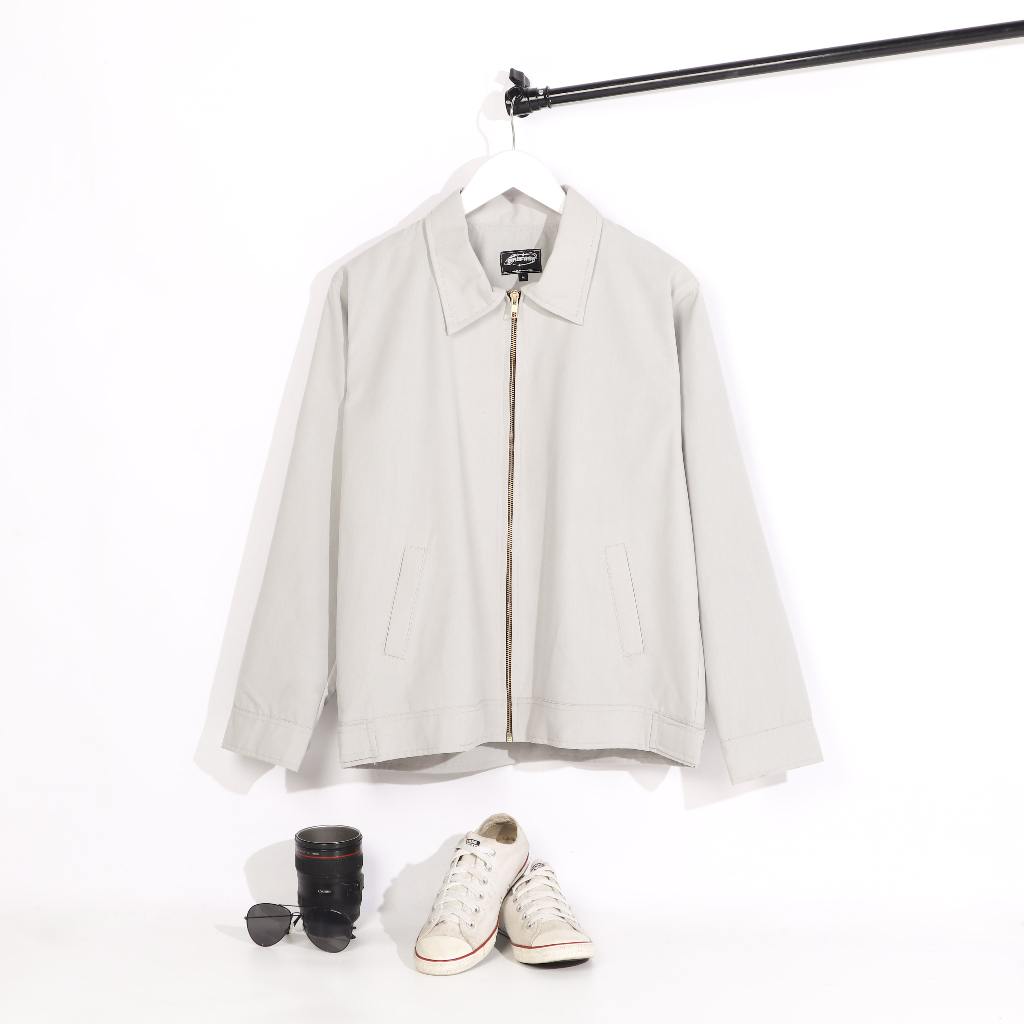 Jual Brofash Jaket Kerah Pria Warna Grey Young Jaket Jas Pria Jaket ...