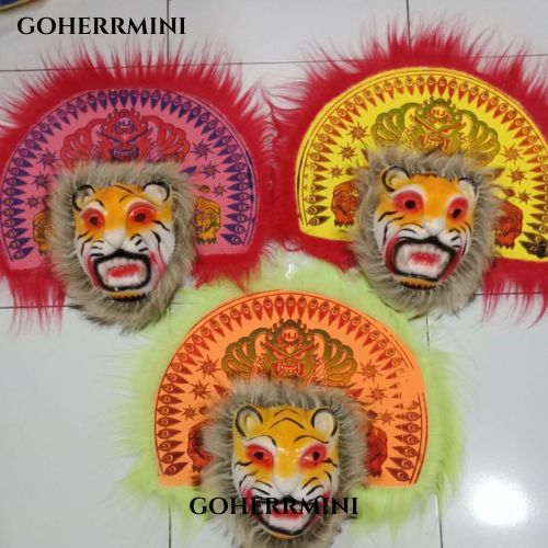 Jual [BISA COD] Topeng HARIMAU REOG PONOROGO Kostum Ganongan Kuda ...