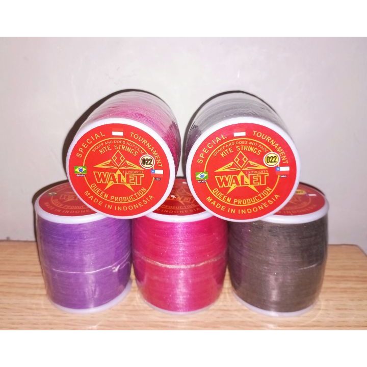 Jual Benang Layangan Gelasan WALET 022 N66 ORI - (2000 yard) | Shopee ...